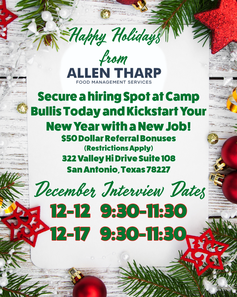 Allen Tharp LLC – Government Food Service Contractor
